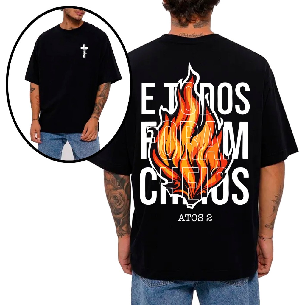 Camiseta Básica 100% Algodão Moda Religiosa Paixão Jesus Cristo ...