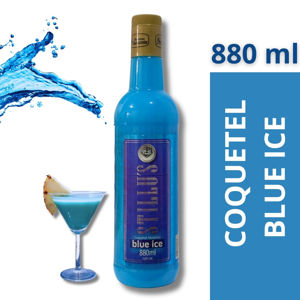 Licor de Blue Ice Pinga Azul Stillus Coquetel Blue Ice Exclusivo ...