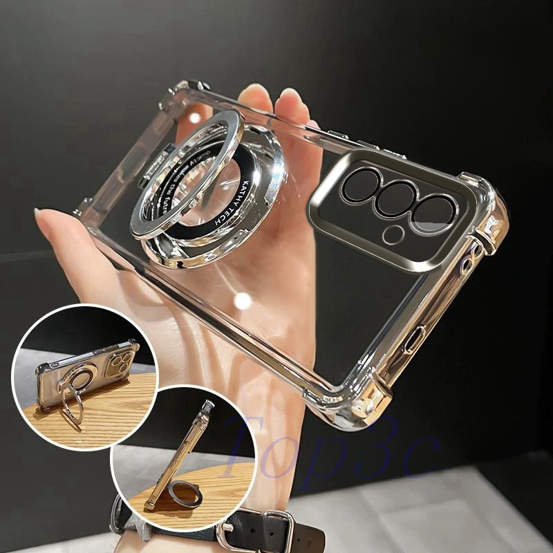 Capa Samsung A56 5G/A36/A26/A16 A06/A05/A15/A25/A35/A55 5G Estilo Suporte airbag anti-Queda De ...