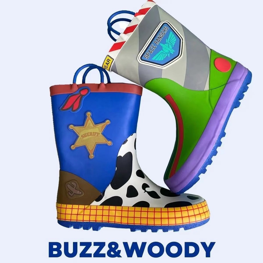 Toy Story Botas de chuva Temporada de neve Unissex Cartoon Mint Mambo ...