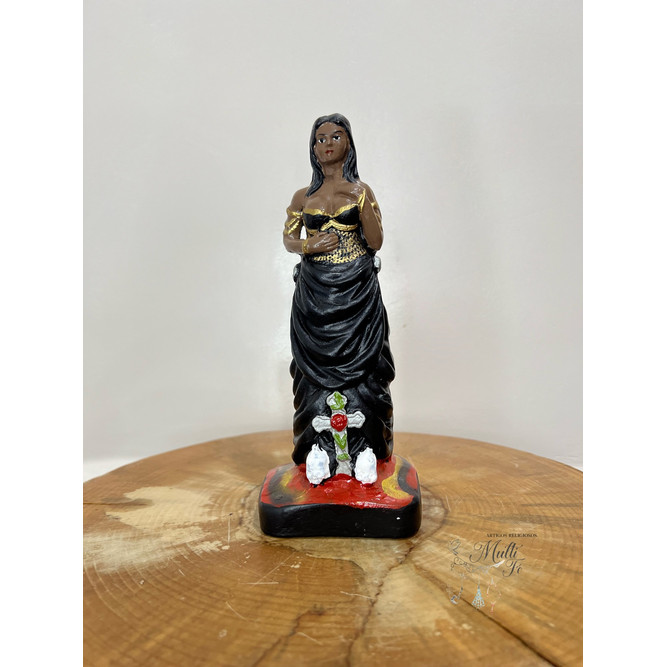 Imagem Pombagira Maria Mulambo Gesso 20cm | Shopee Brasil