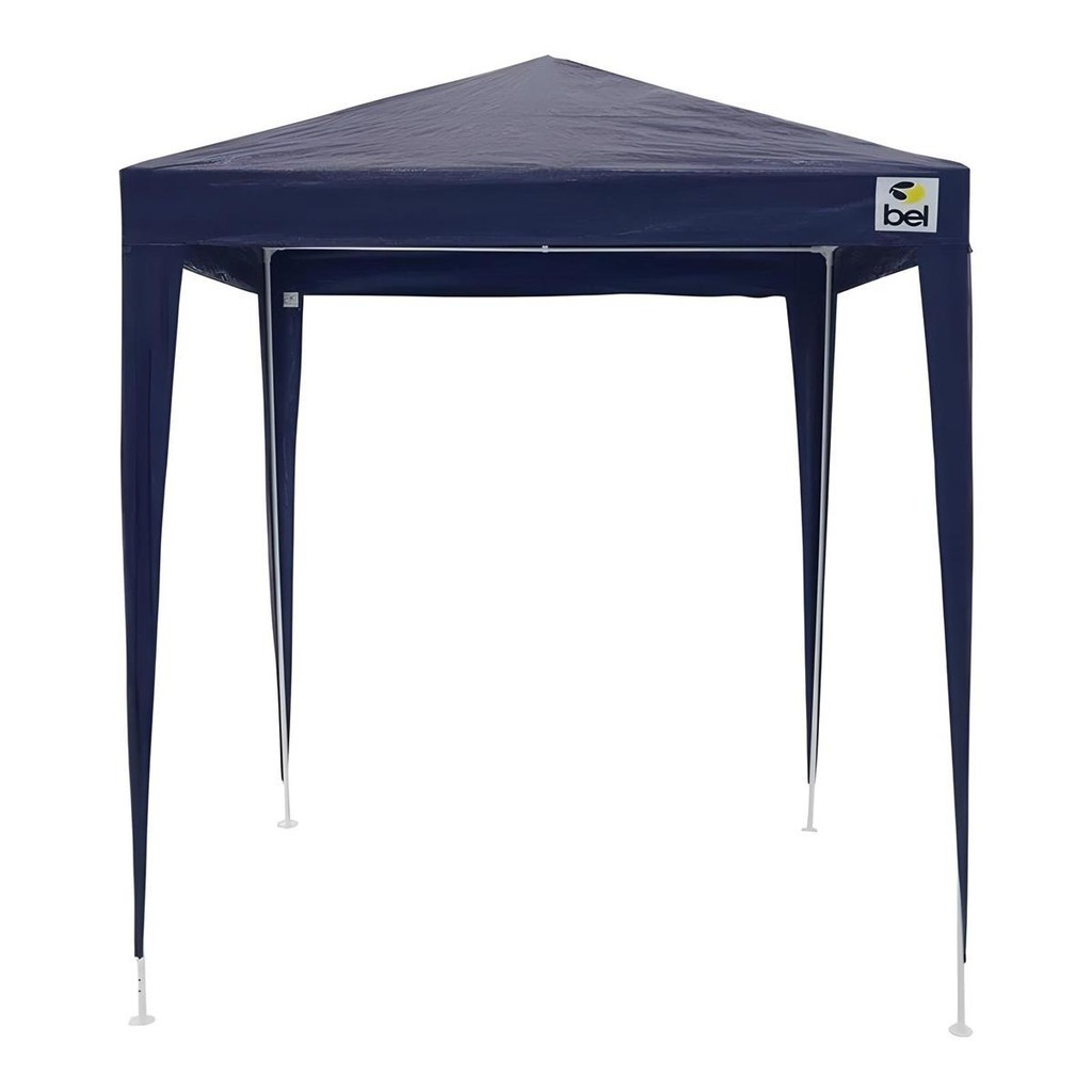 Tenda Gazebo Tubular 2m x 2m Polietileno Azul - Bel Fix | Shopee Brasil