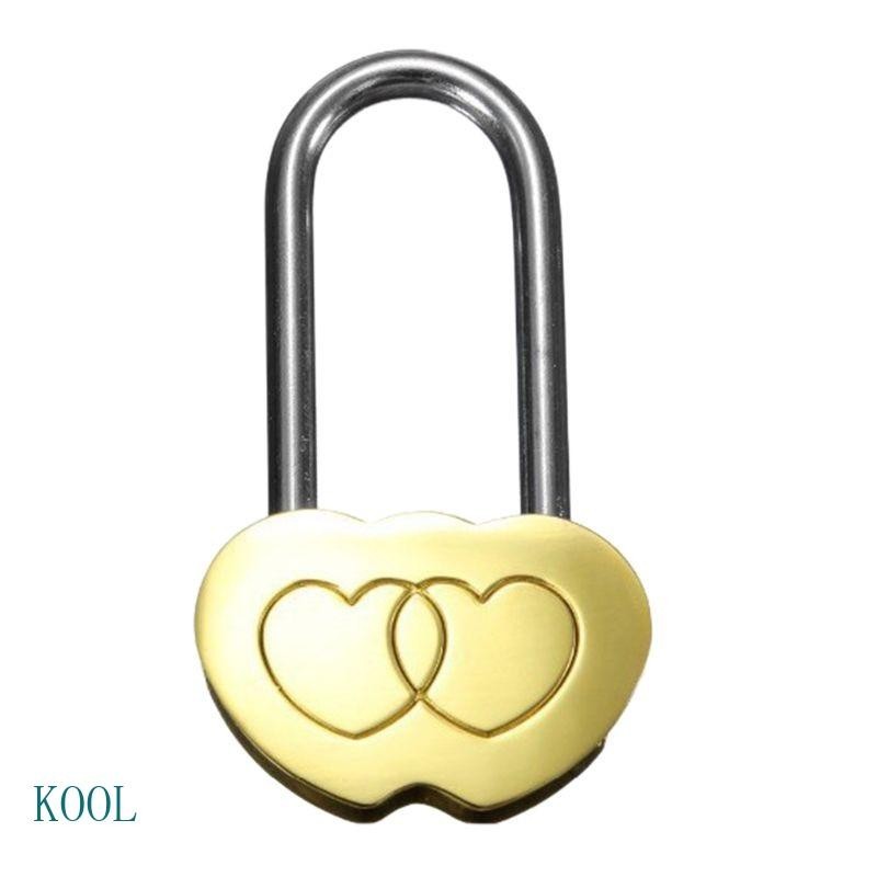 KOOL Padlock Dia Do Aniversário Namorados Com Cadeado Gravado Coração ...