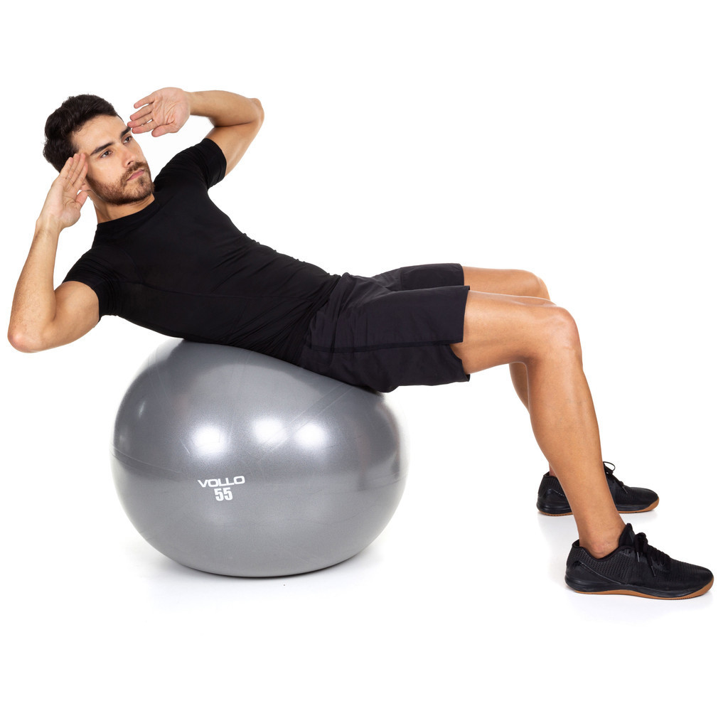 Bola Suiça Bobath Gym Ball Pilates Fisioterapia VP1036 75cm 300 Kg com ...
