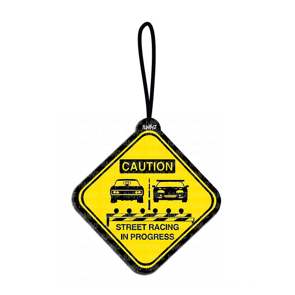 Aromatizante Placa Caution - Street Racing in Progress (Velozes e ...