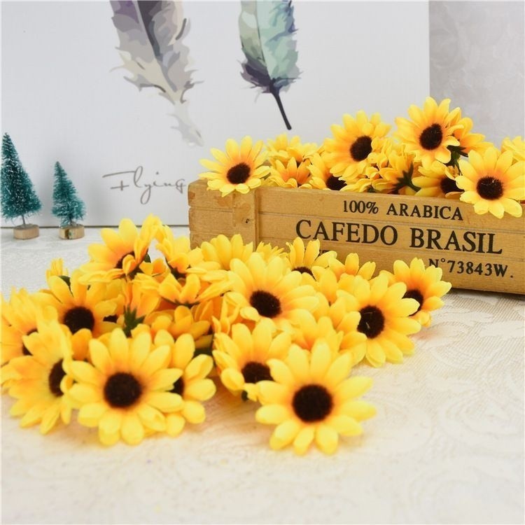 Mini Flor Girassol 22 Peças | Shopee Brasil