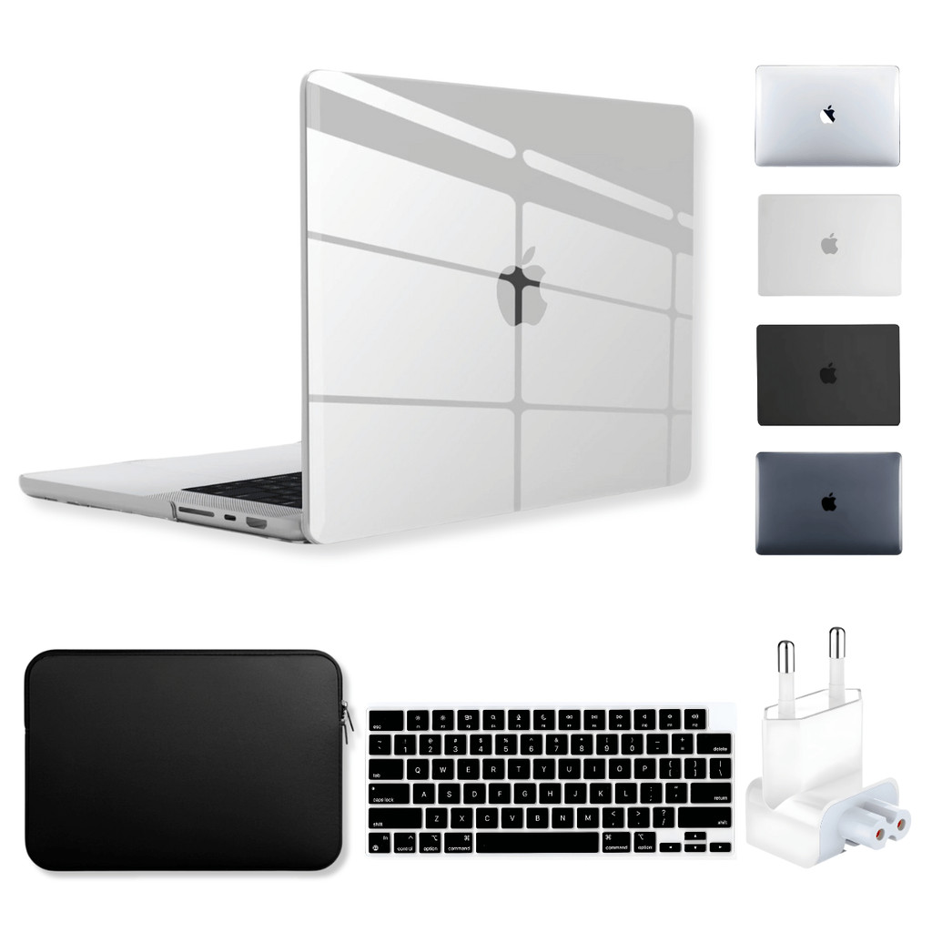Kit SkinCase Capa Para MacBook Pro 14 M3 M2 M1 2021/2024 Protetor ...