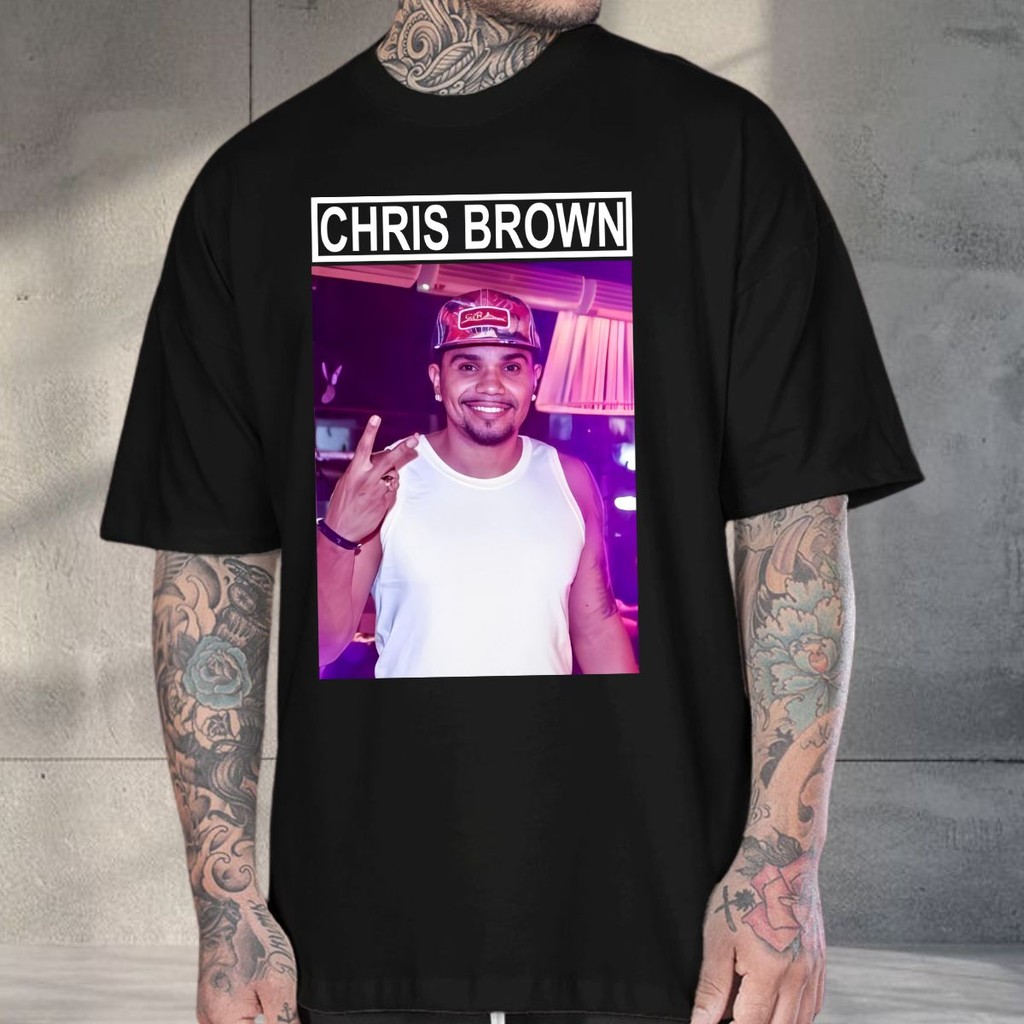 Camiseta Meme Chris Benny Naldo Brown Humor Cantor Rapper Parodia Referencia Rosto Sátira ...