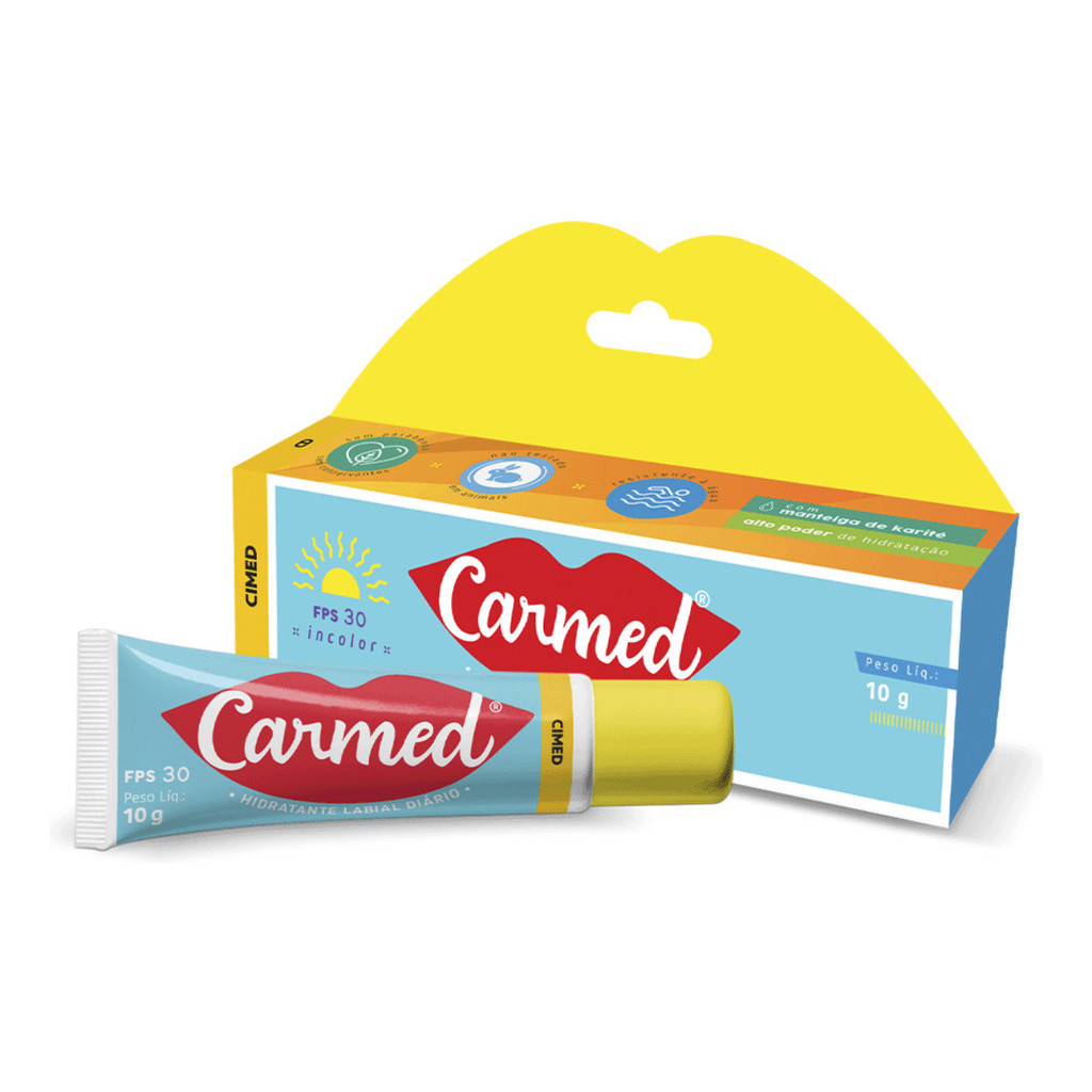 PROTETOR LABIAL CARMED FPS 30 10g | Shopee Brasil
