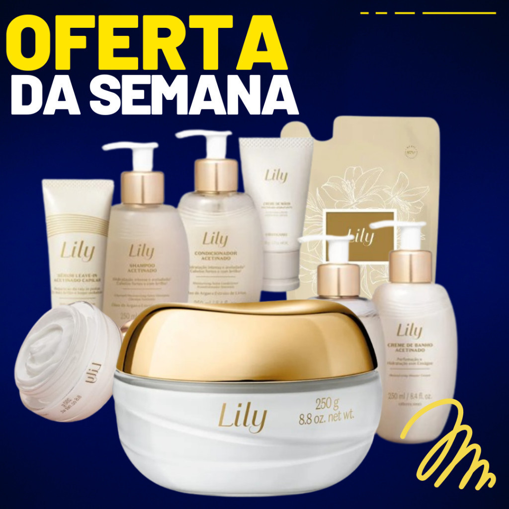 KIT lily Menor Preço do Brasil Exclusivo perfume lily eau de parfum ...