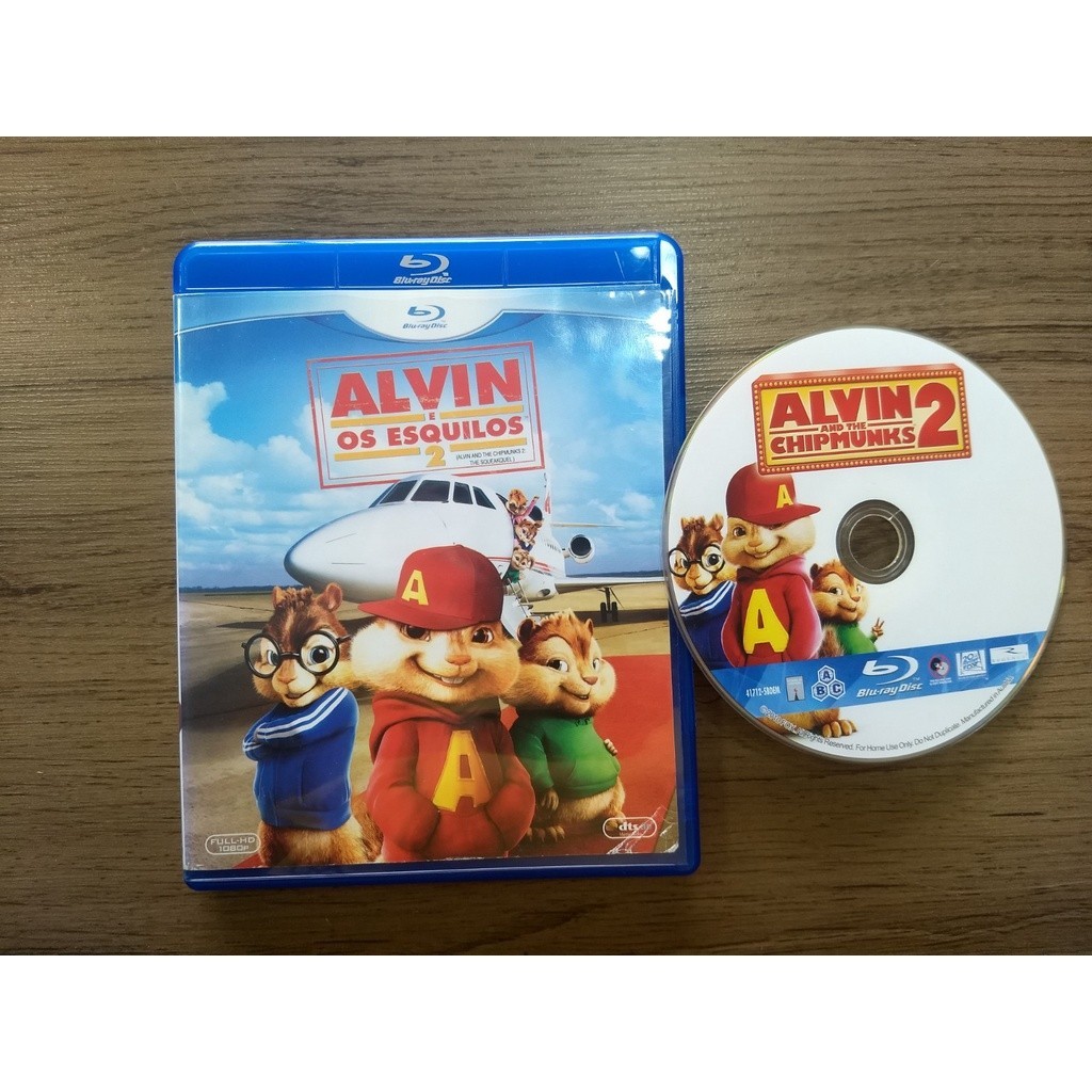 BLU-RAY ALVIN E OS ESQUILOS 2 - ORIGINAL | Shopee Brasil