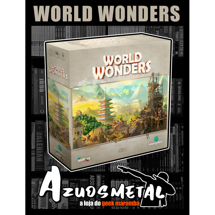 World Wonders - Jogo de Tabuleiro [Board Game: Meeple BR] | Shopee Brasil