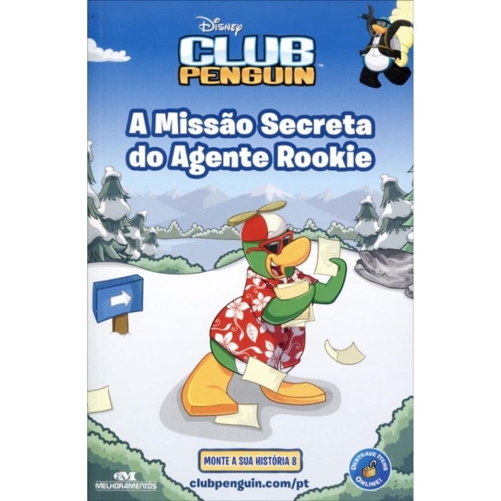 Livro: A Missão Secreta do Agente Rookie - Disney Club Penguin Autor ...