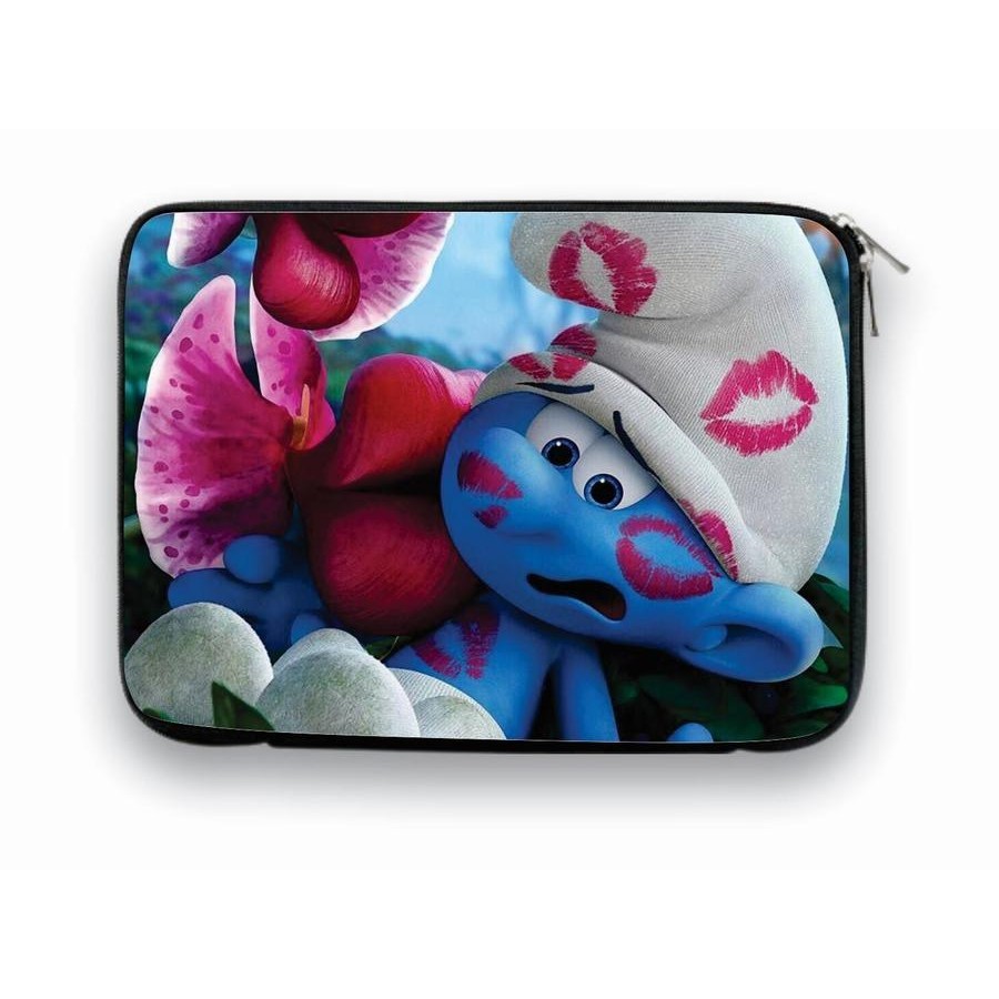 Capa Case Notebook 15-6 Personalizado Smurf Beijinhos | Shopee Brasil
