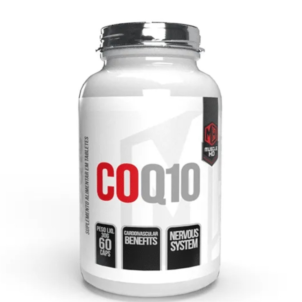 Pote Coq-10 60 Cápsulas Vitamina E Coenzima Q10 - Muscle HD | Shopee Brasil