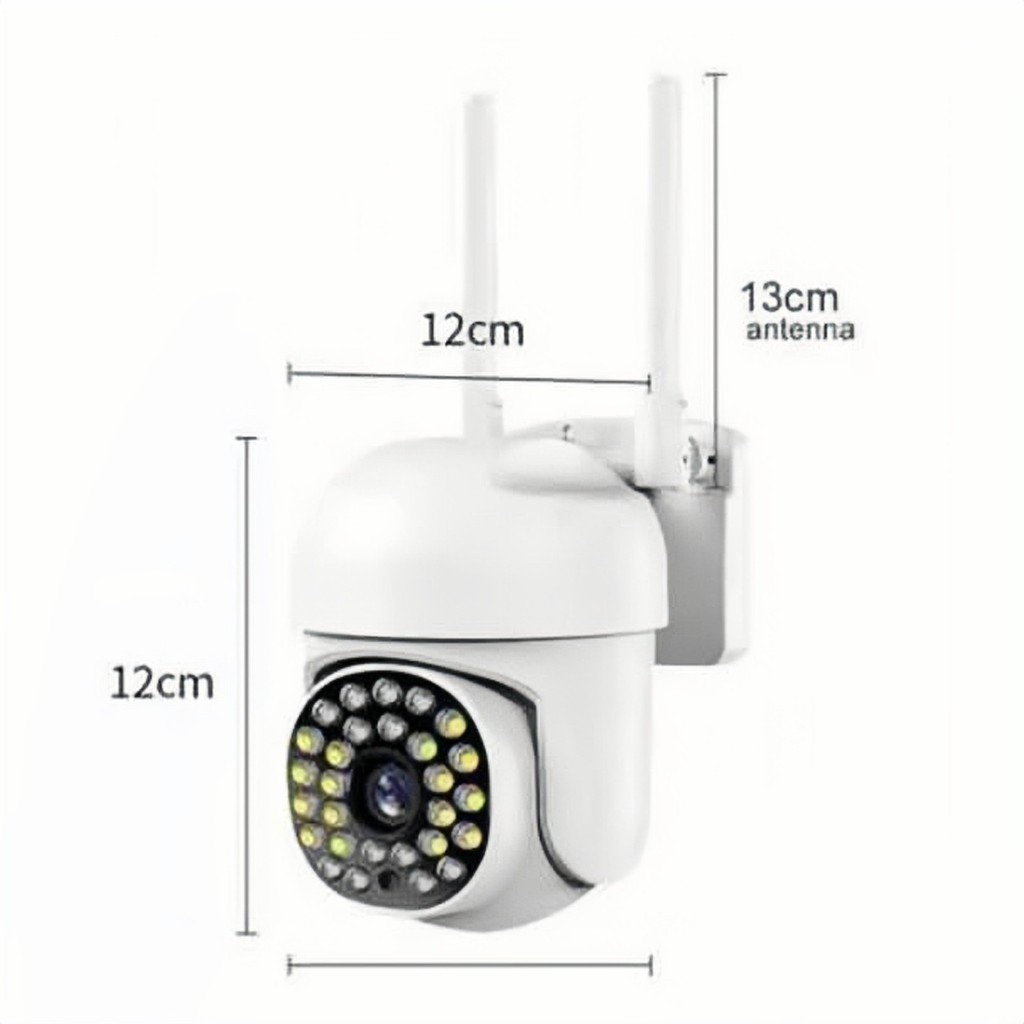 Câmera WIFI - IP66 à prova d'água com alarme IR 28 LED Wifi HD Dual ...