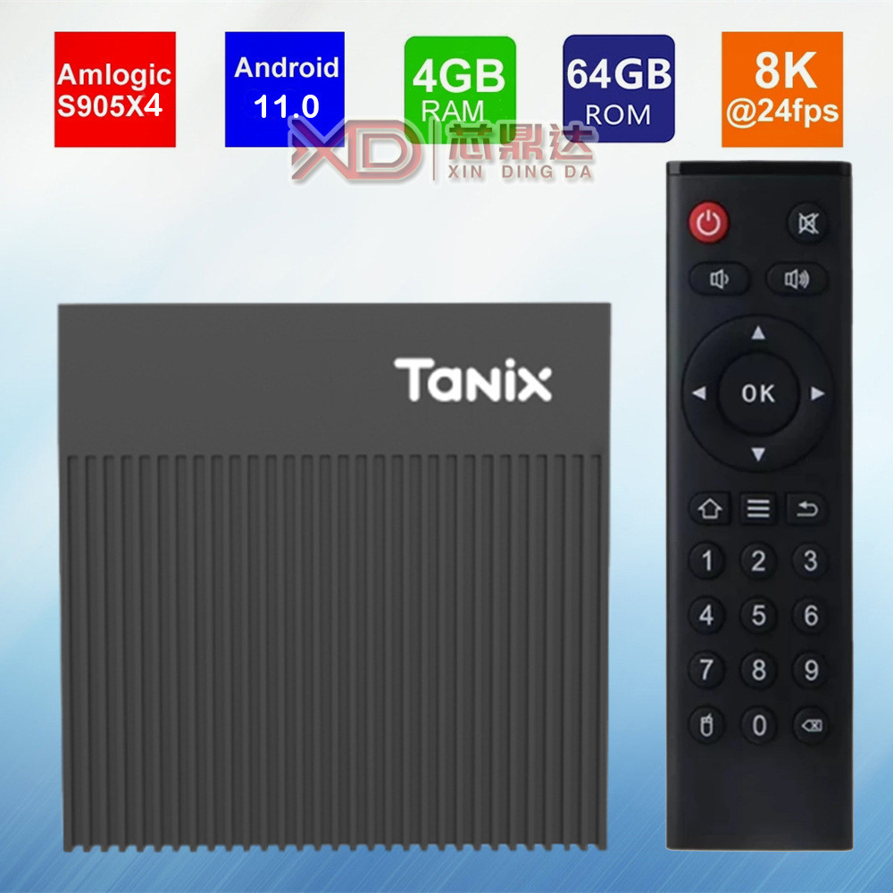 TANIX X4 Set-top box de comércio exterior S905X4 Android 11.0 de banda ...