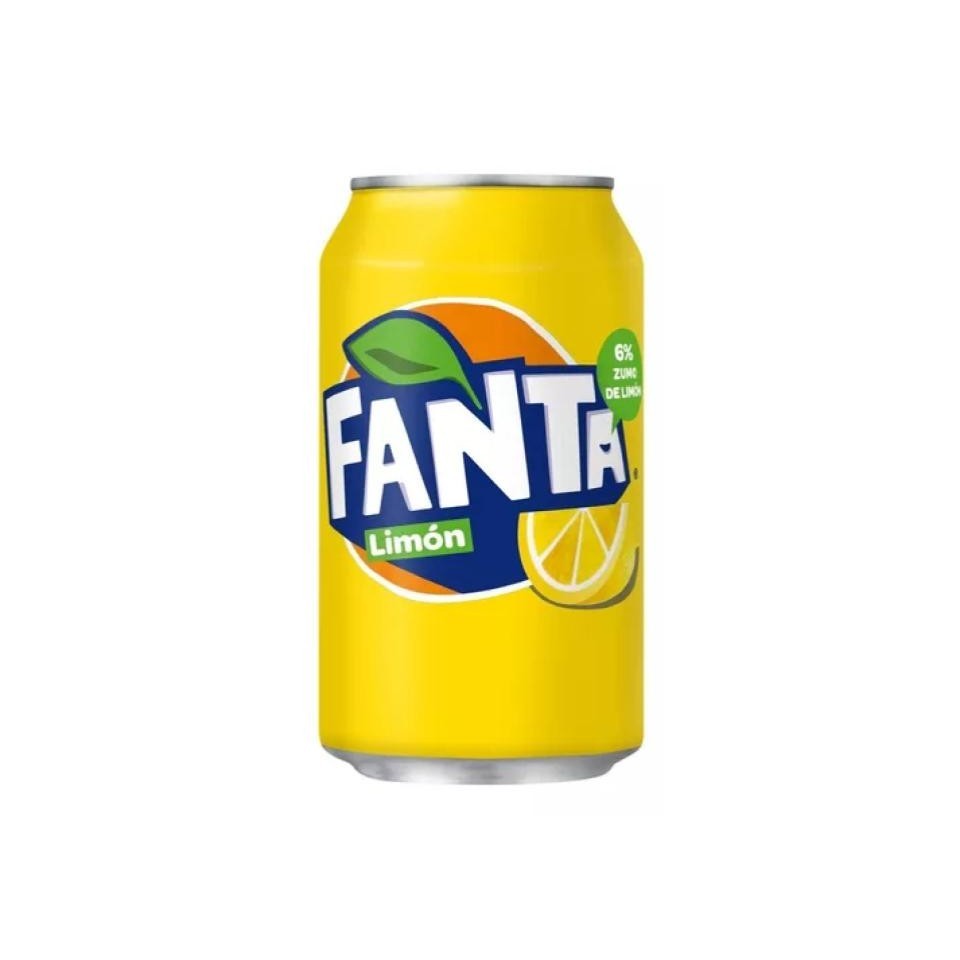 Fanta Lemon Limão Lata 330ml - Refrigerante Importado | Shopee Brasil
