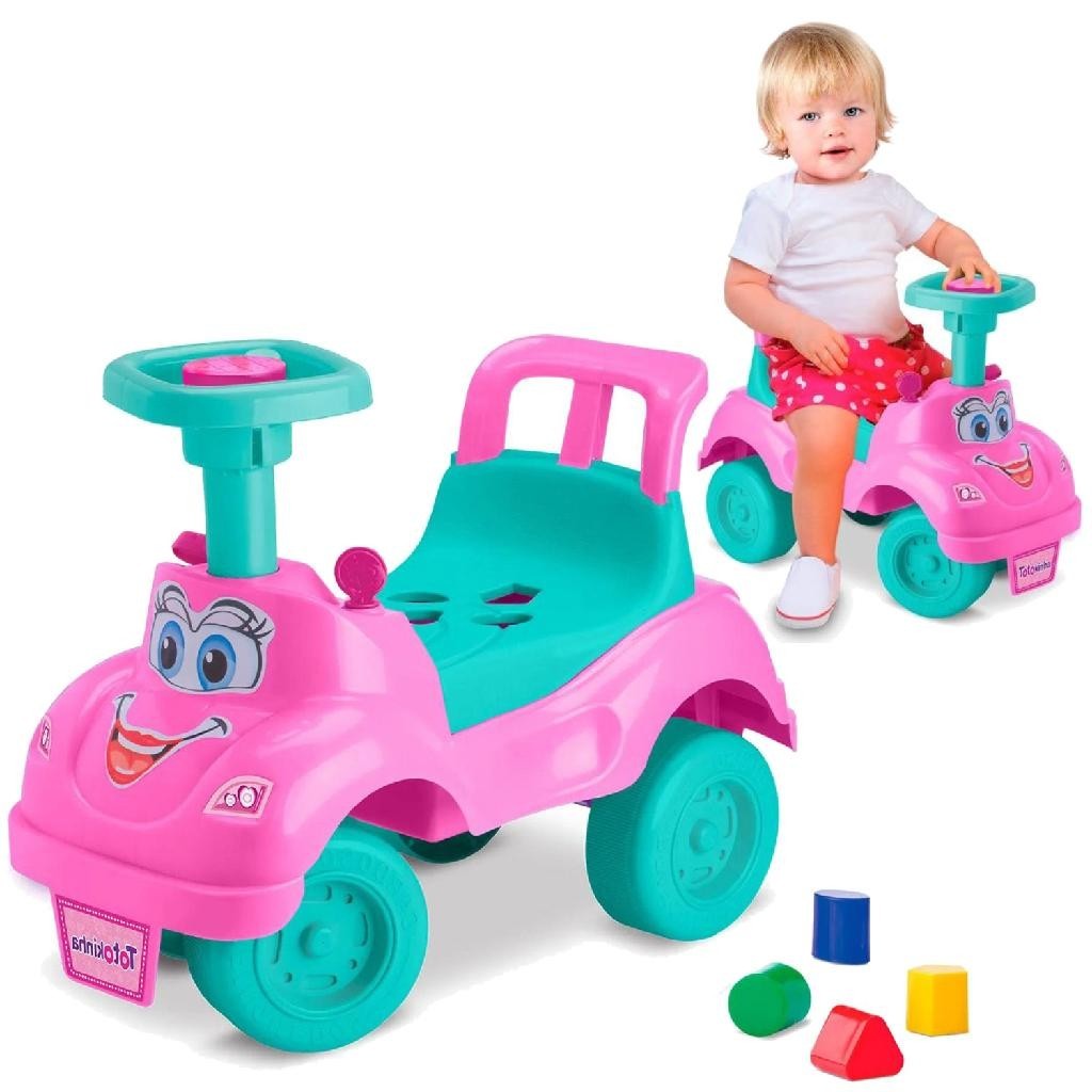 Totokinha Sport Rosa Triciclo Carrinho Totoka Andador Menina - Cardoso ...