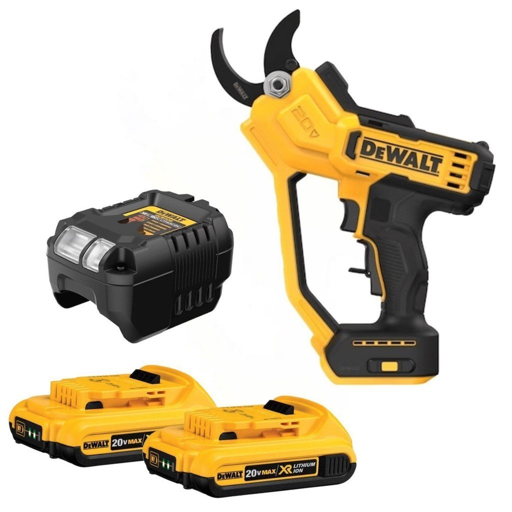 Kit Tesoura de Poda DCPR320 + 2 Baterias 2Ah + Carregador DeWalt ...