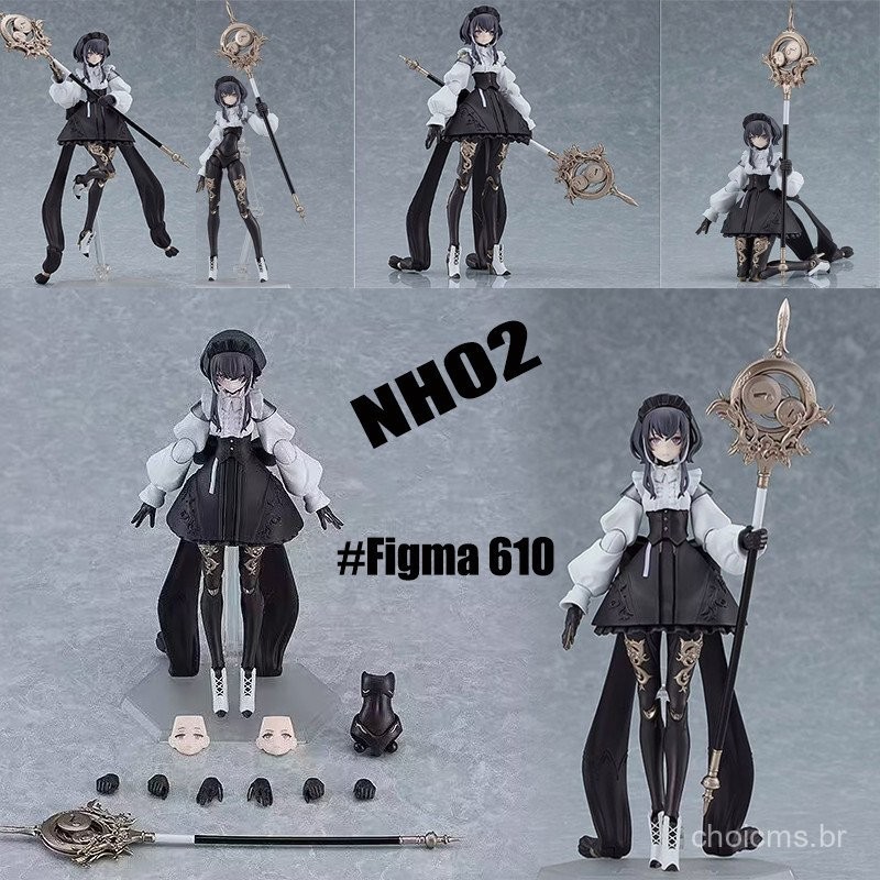 Max Fábrica Figma 610 Hito Kaiki NH 02 Hololive Mori Calliope Schwi Falslander Hemet Articulado ...