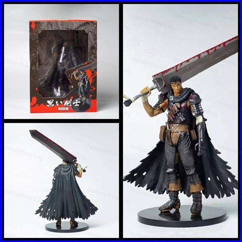 Novo5 BERSERK Guts Action Figure Black Swordsman Gecco Model Dolls Toys ...