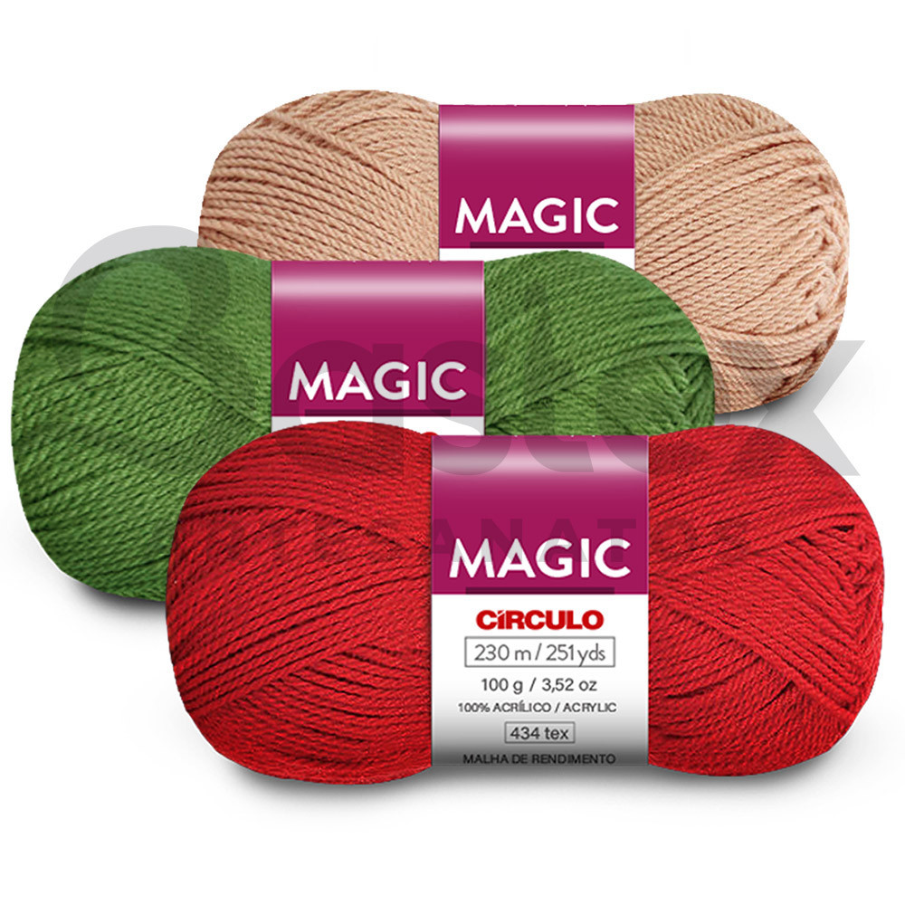 Fio Lã Magic Círculo 100g | Shopee Brasil