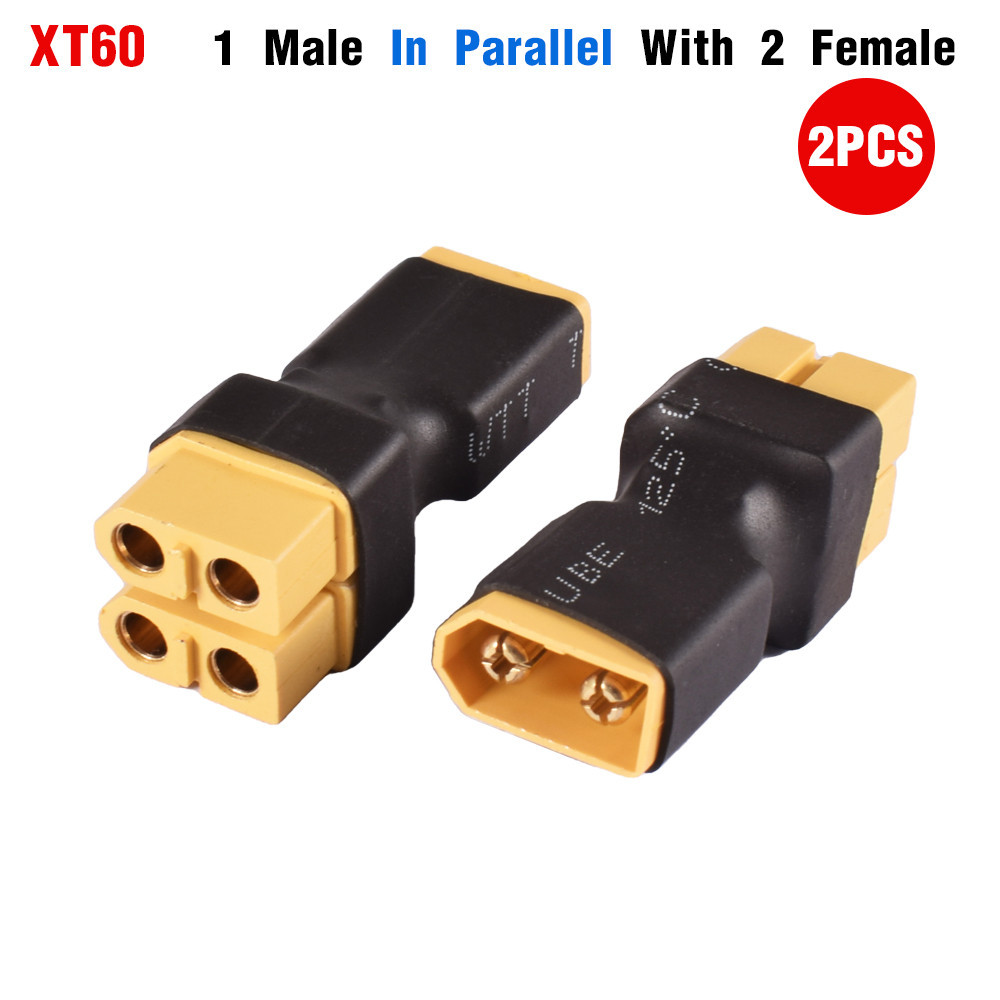 9IMOD XT60/T Conectores Adaptadores Paralelos/Séries Sem Fio 1 Fêmea A 2 Machos/1 Macho Fêmeas ...