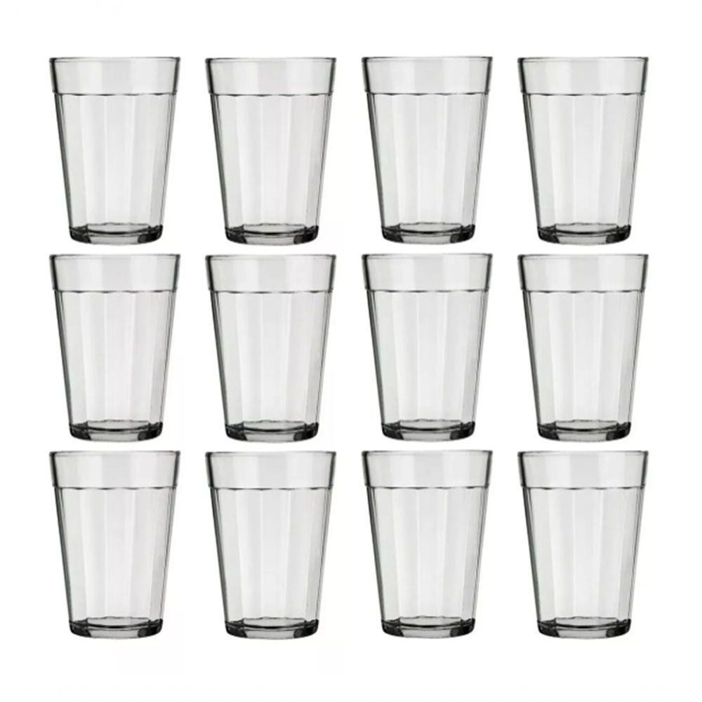 Jogo 12 Copos De Vidro Americano Tradicional Nadir Figueiredo 190ml Cerveja Boteco Bar | Shopee ...