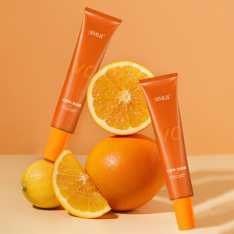 SIMU Cinco Tipos De Vitamina C Maquiagem Facial Simples bb Cream Oculta ...