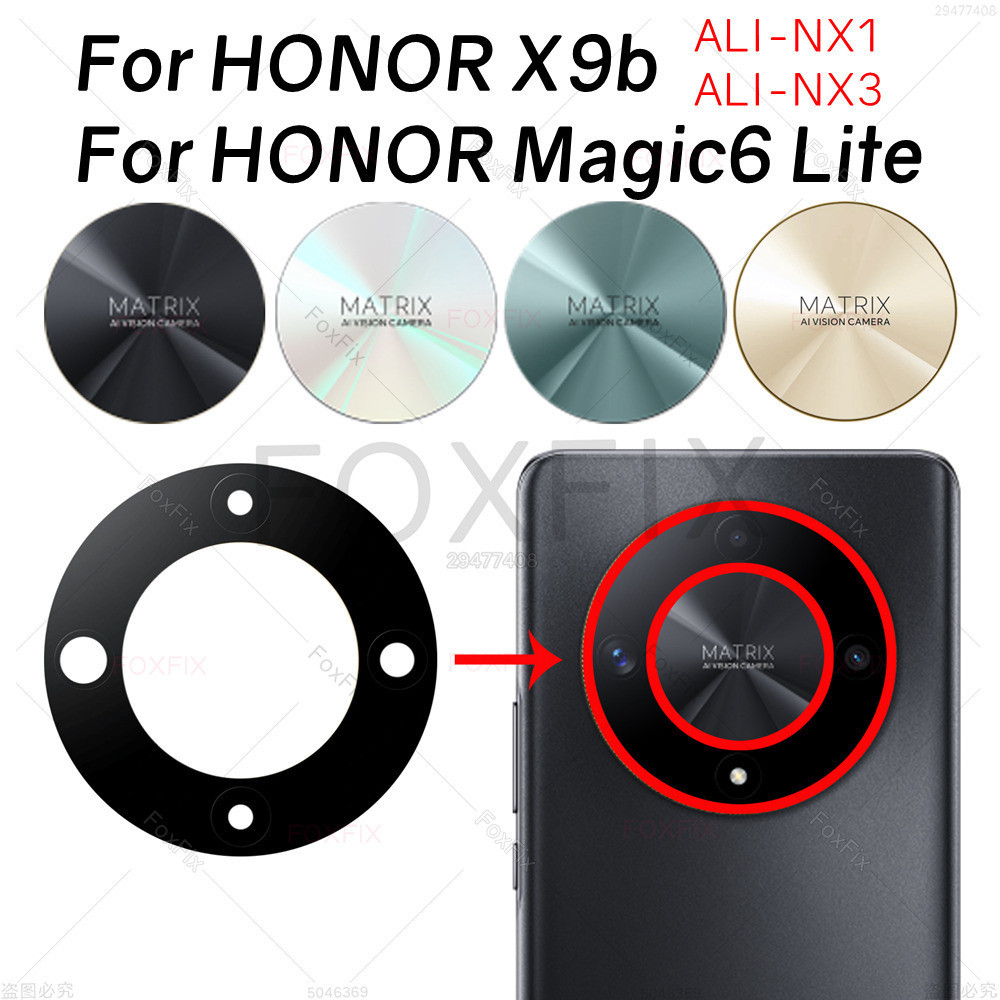 Lente De Vidro Da Câmera Traseira Para Honor Magic6 Lite Magic 6 X9b 5g