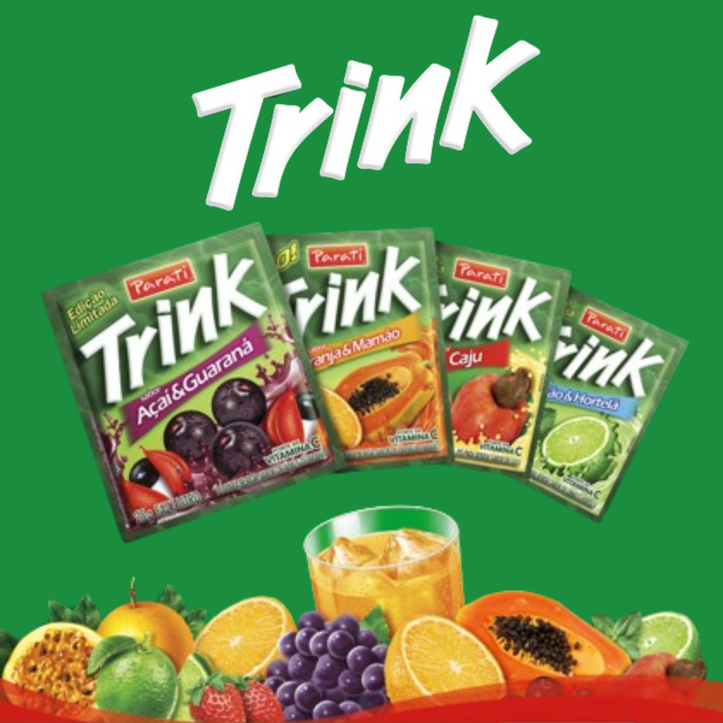 Display 15 unidades Refresco em Pó Trink 25g Sabores - Caixa com 15x25g ...