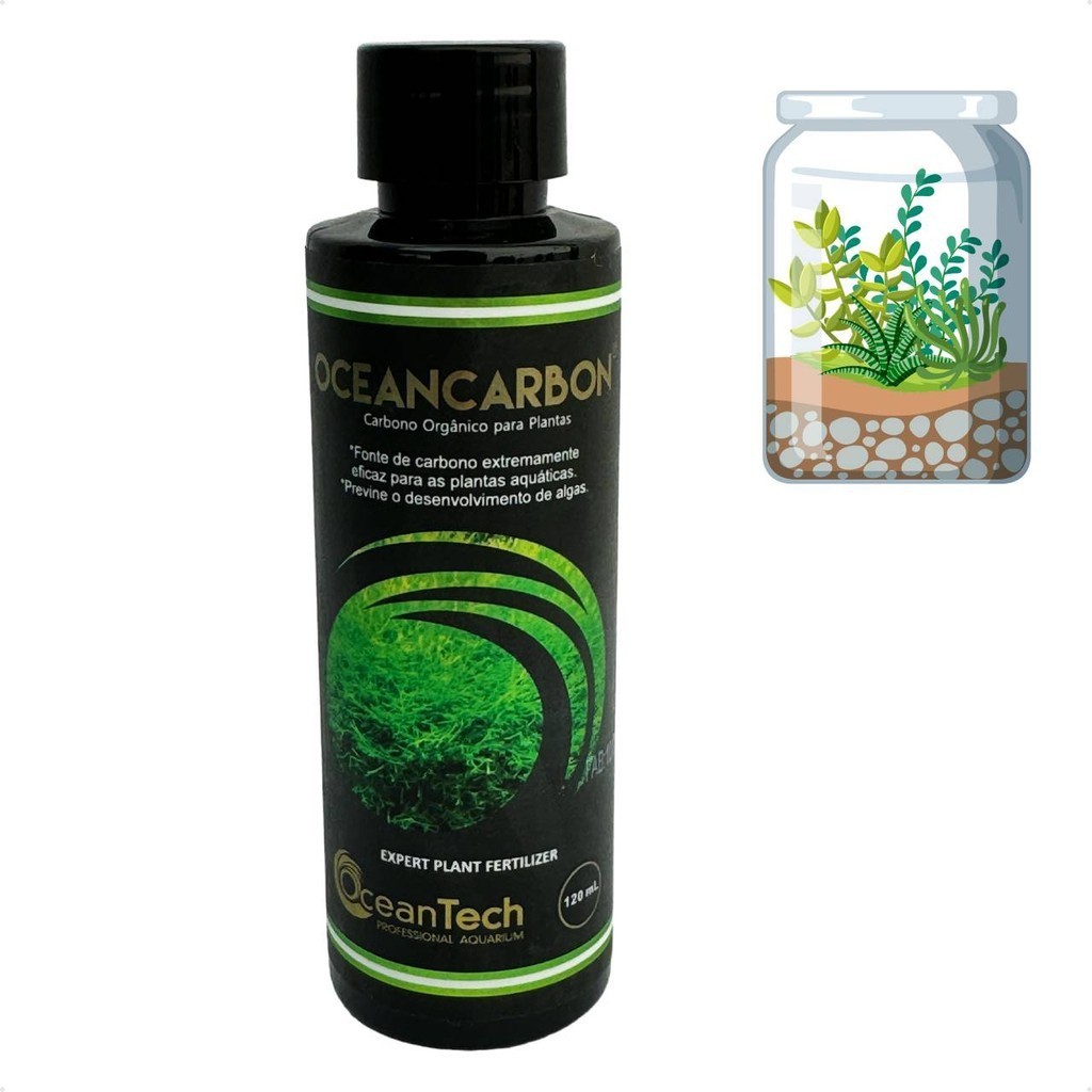 OceanTech Carbon 120ml Fonte Co2 Aquário Plantado anti-algas | Shopee ...