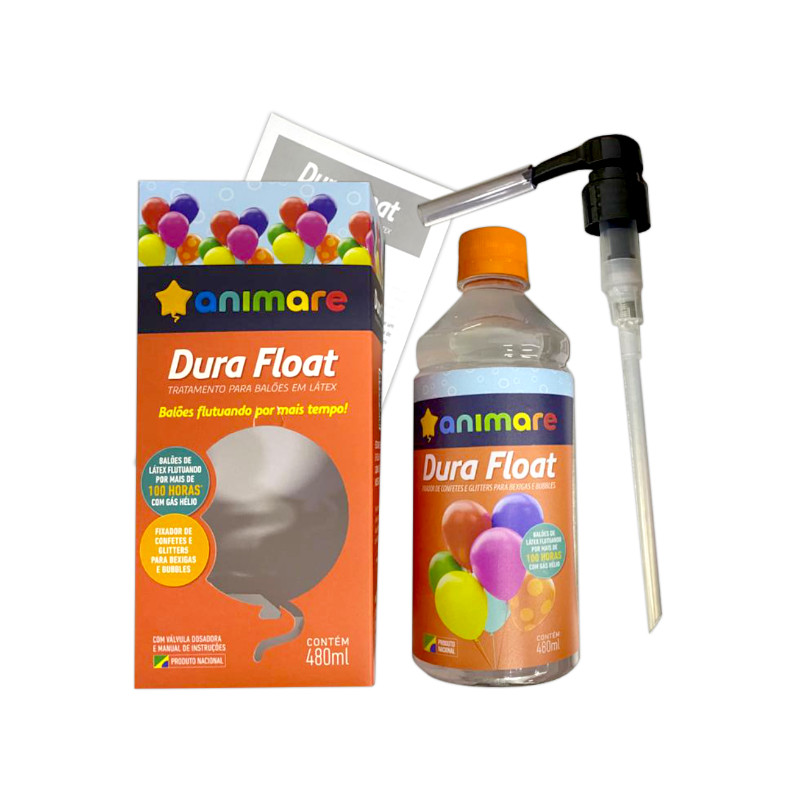 Dura Float Animare P/ Balões Latex E Bubble 480ml 1 Unidade | Shopee Brasil