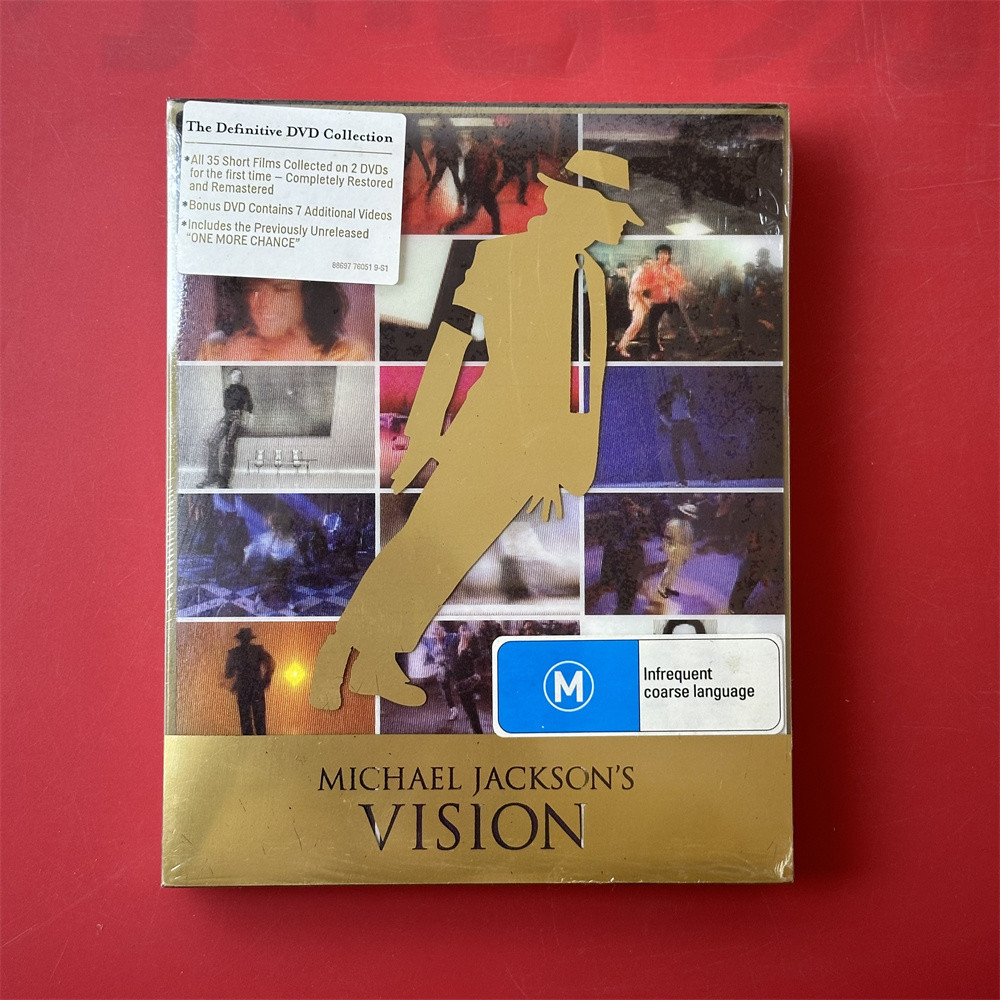 Michael JACKSON MICHAEL JACKSON S VISION 3DVD Versão americana Marca ...