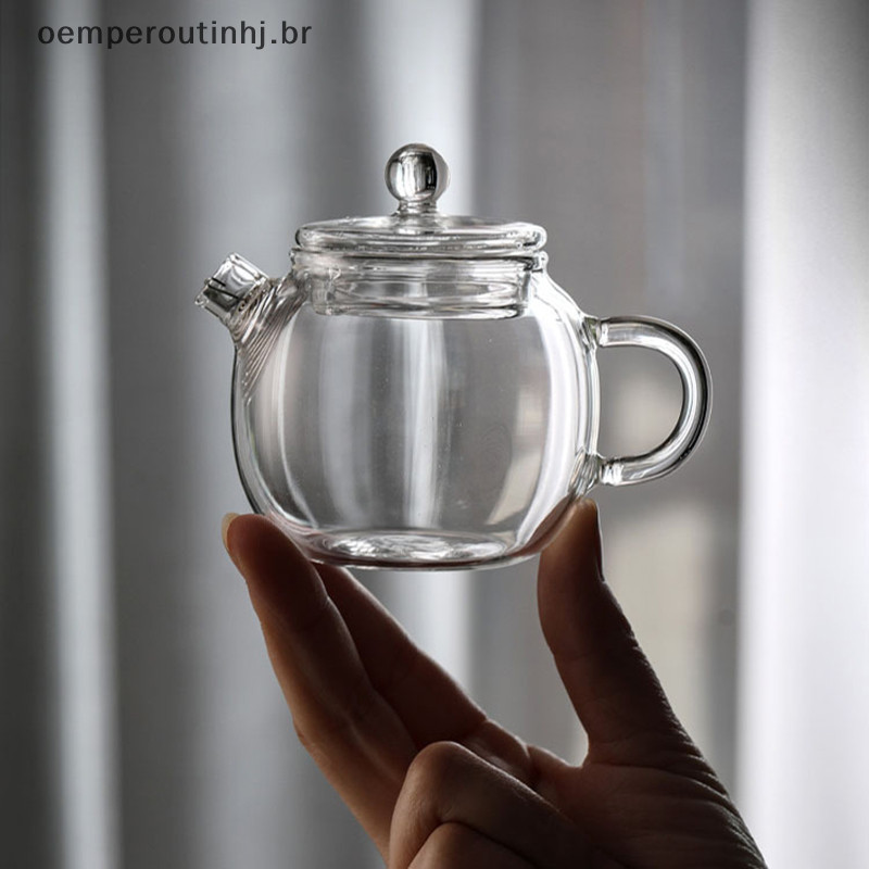 OEMTIN 150ml/5oz Mini Bule De Vidro Transparente Borosilicato Alto Para ...