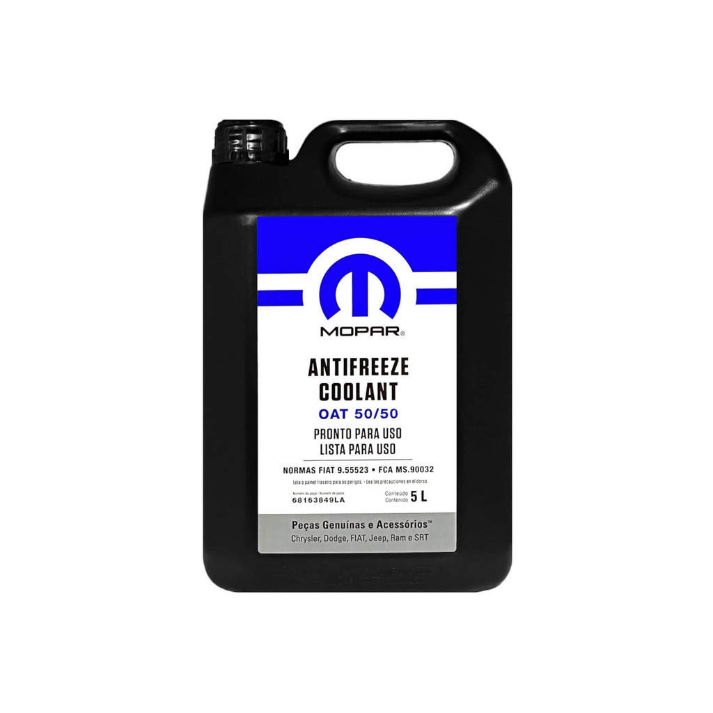 Aditivo Mopar Antifreeze Coolant Pronto para Uso - 5 Litros | Shopee Brasil