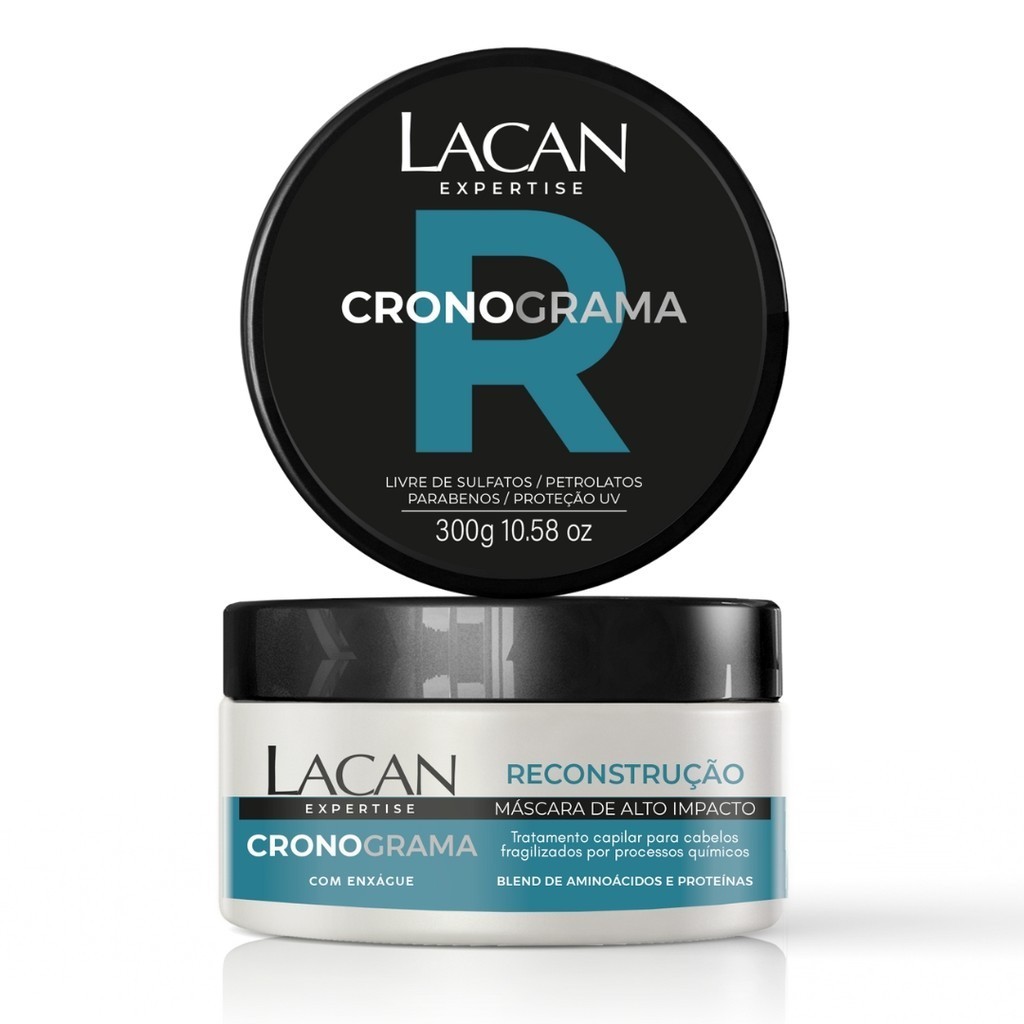 Mascara Alto Impacto Cronograma Lacan 300g Reconstrução | Shopee Brasil