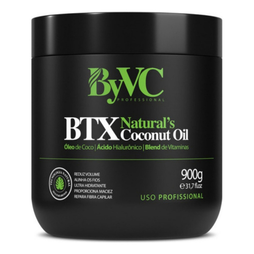 Selante Capilar Btx Natural's Coconut Oil Byvc S/formol 900g | Shopee ...