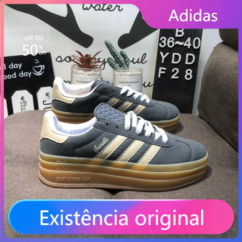 Adidas Originais Gazelle Bold W Antelope Série Retro All-Match Tênis ...