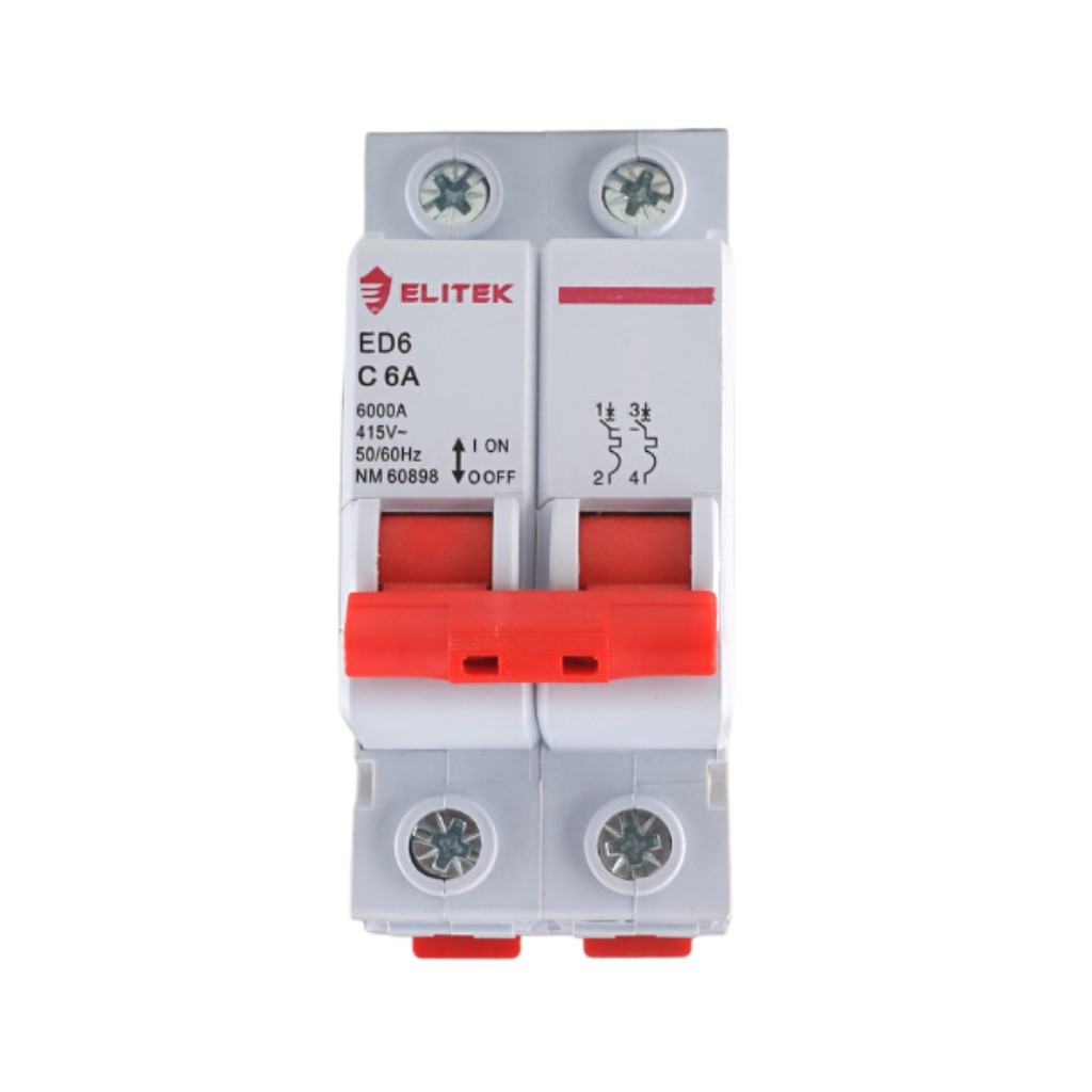 MINI DISJUNTOR ED62 32A 2P CURVA C 6kA ELITEK | Shopee Brasil