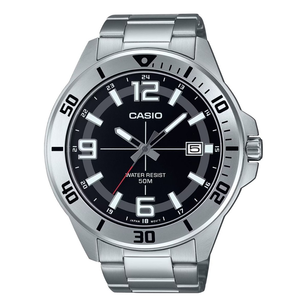 RELÓGIO CASIO MASCULINO PRATA MTC-100D-1BVDF | Shopee Brasil