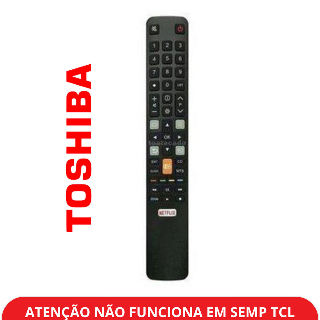 CONTROLE TV TOSHIBA 9030 CT-8518 | Shopee Brasil