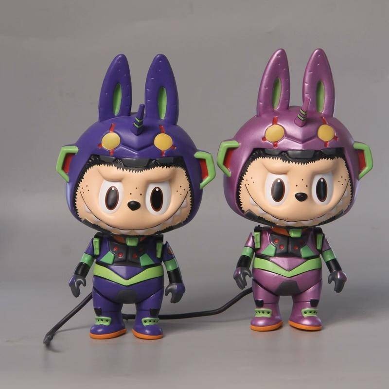 Anime Neon Gênesis Evangelion Figuras-01 Figura Eva Labubu Q Versão ...