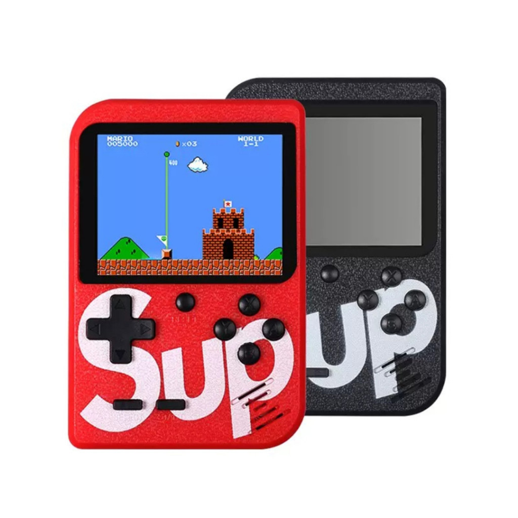 Mini Video Game Retrô Pequeno E Portátil Sup Game Box 400 Jogos Antigos ...