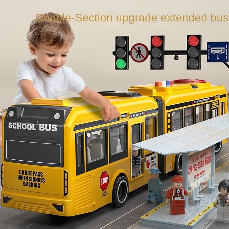 Grande Ônibus Brinquedo Escola Ônibus Ônibus Ônibus Bebê Simulação ...