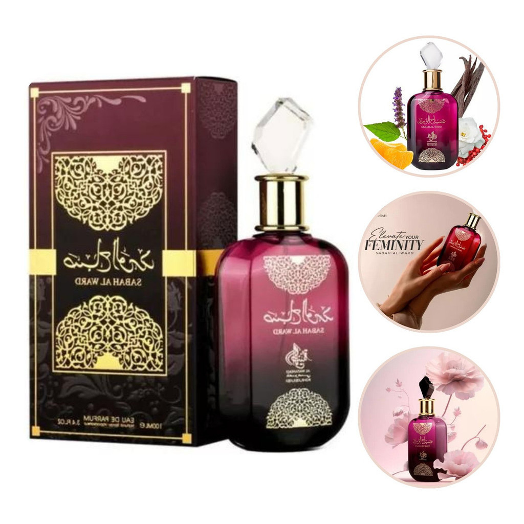 Perfume Al Wataniah Sabah Al Ward Edp 100ml Original | Shopee Brasil