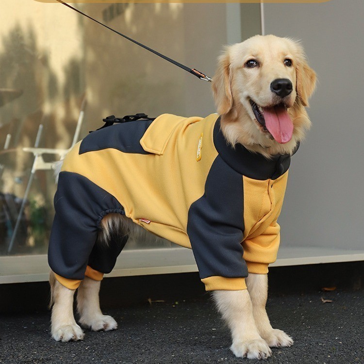 3XL-7XL Dog Clothes Fall and Winter Golden Hair Medium-sized Large Dogs ...
