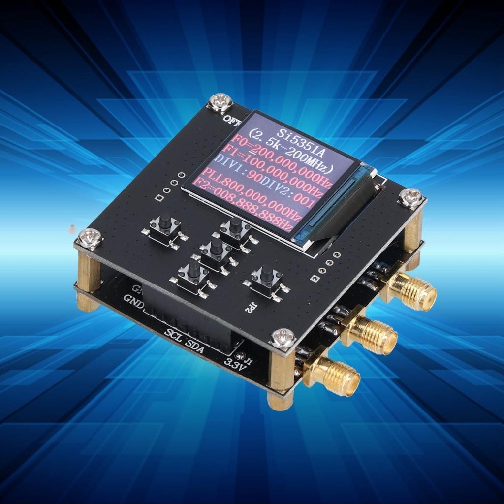 Hbhbhbhbb Self Shielding Clocks Generators STM32 Program 5V SI5351A ...