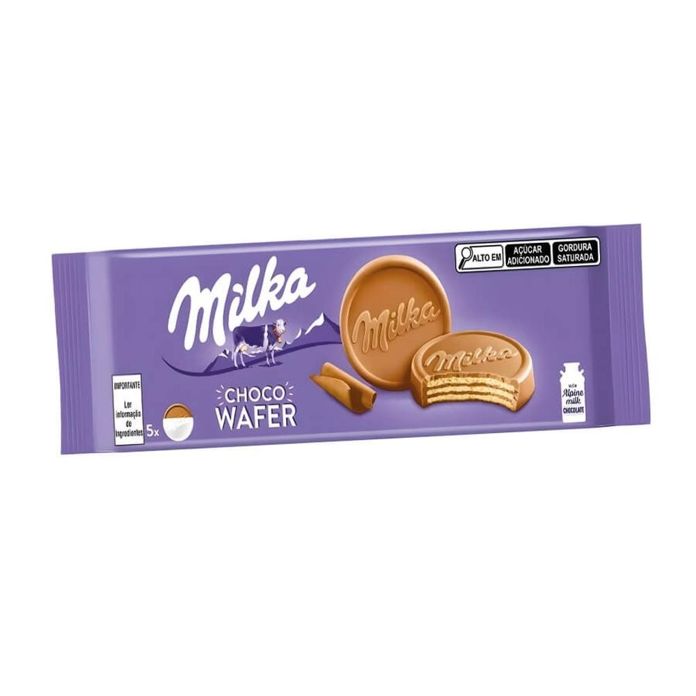 BISCOITO 150G WAFER CHOCO - MILKA | Shopee Brasil